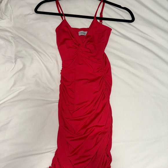Oh Polly | Dresses | Oh Polly Red Mini Dress | Poshmark